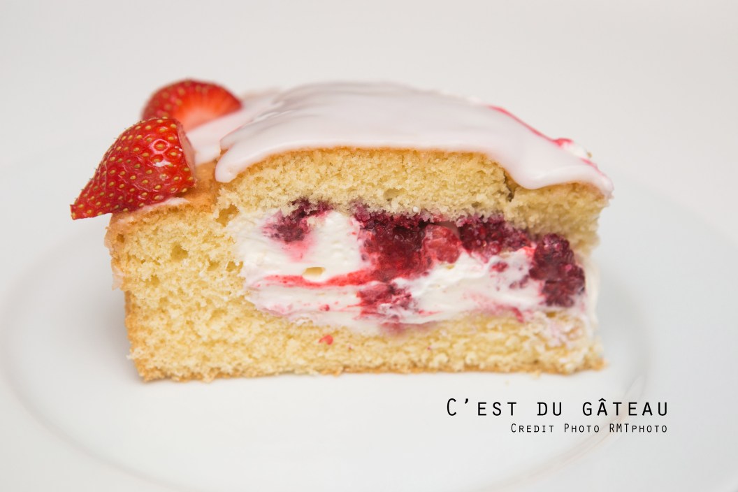 Génoise à la chantilly et aux fruits rouges | C'est du gâteau
